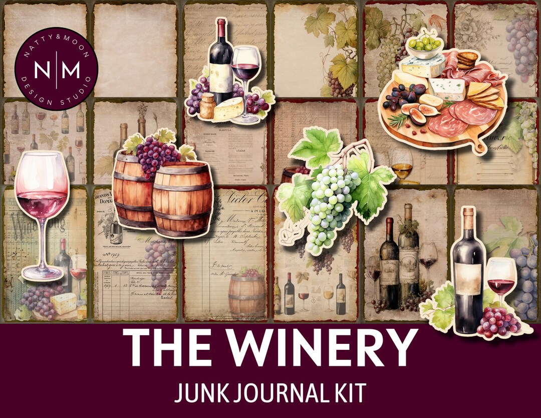Junk Journal, the Winery, Vintage - Etsy