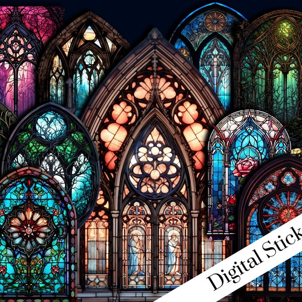 Miniature Stained Glass Window - Etsy