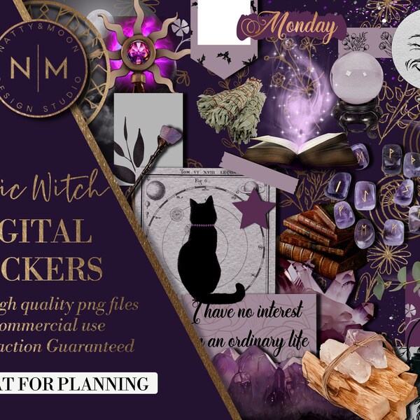 Witch Planner Stickers - Etsy