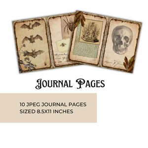 Junk Journal, October Dusk, Junk Journal Pages, Embellishments, Junk ...