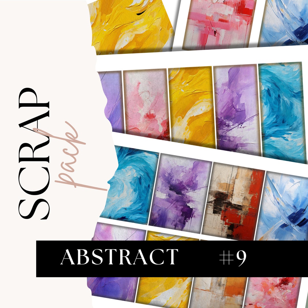 Junk Journal, Scrap Pack 9, Junk Journal Pages, Embellishments, Junk ...