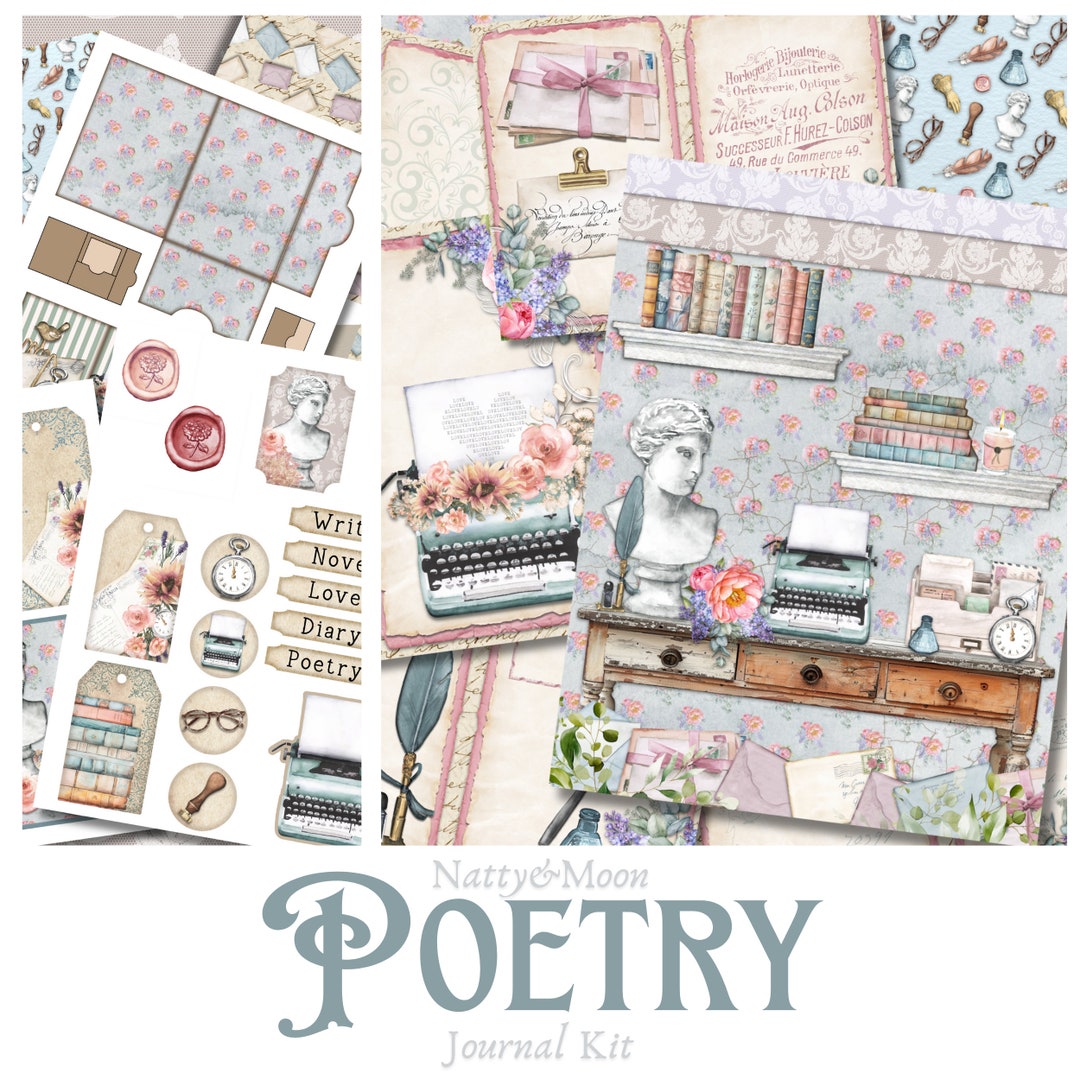 Junk Journal, Poetry, Junk Journal Pages, Embellishments, Junk Journal ...