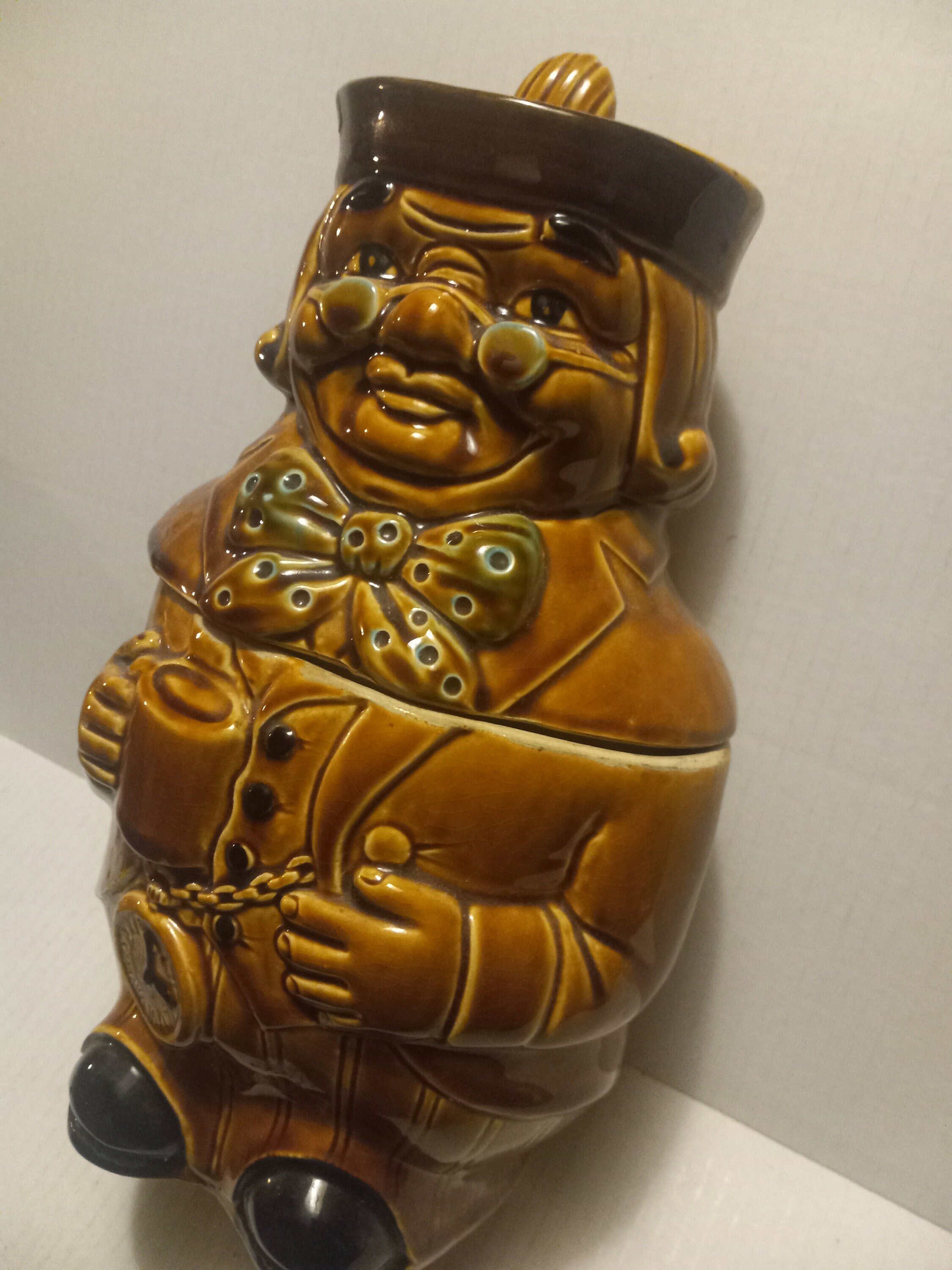 Mid Century Toby Japan Ben Franklin Cookie Jar - Etsy