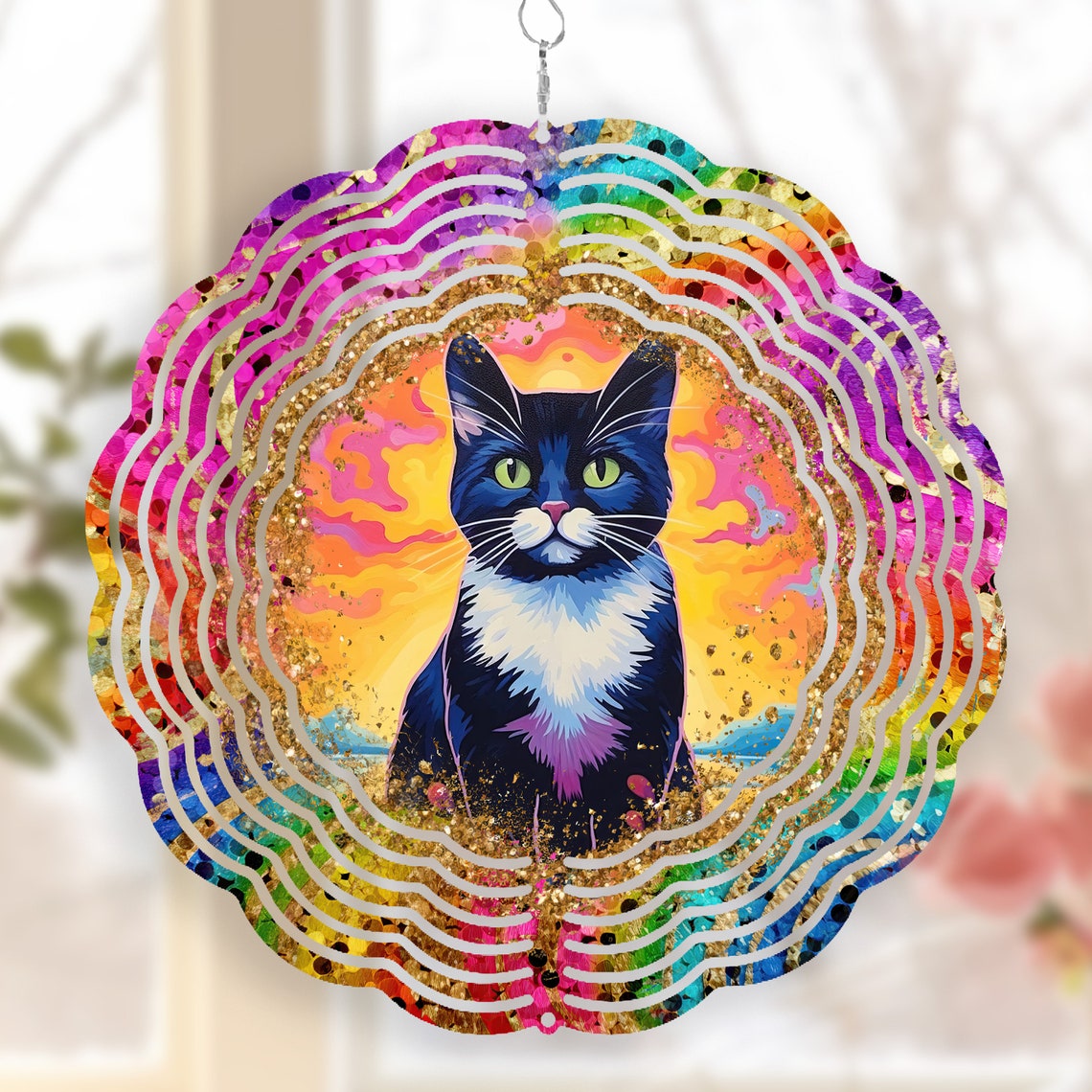 100 Rainbow Animal Wind Spinner PNG Bundle Sublimation Design Template ...