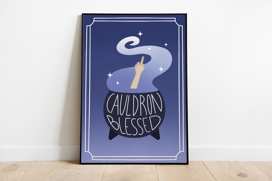Cauldron Blessed Nesta ACOTAR Printable Poster digital - Etsy UK