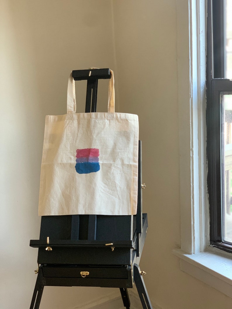 Tote Bag With My Custom LGBTQIA Watercolor Piece - Etsy