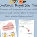 Emotion Regulation Tool---calm Down Printable Strategy for Toddlers ...