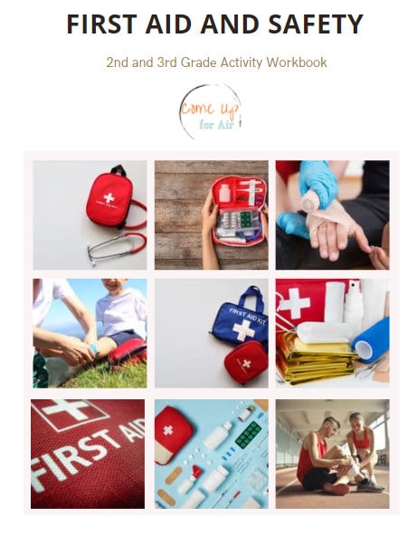 2nd and 3rd Grade First Aid and Safety Activity Workbook---homeschool ...
