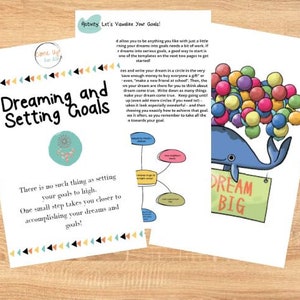 1st- 6th Grade Dreaming Big and Setting Goals Lesson - Etsy