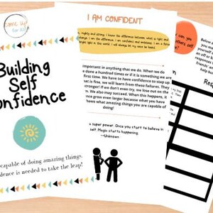 1st- 6th Grade Building Self Confidence Lesson - Etsy