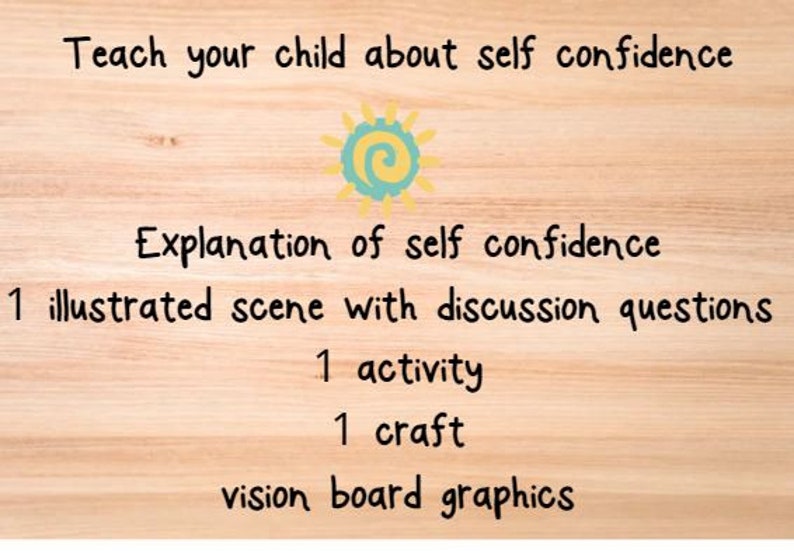 1st- 6th Grade Building Self Confidence Lesson - Etsy