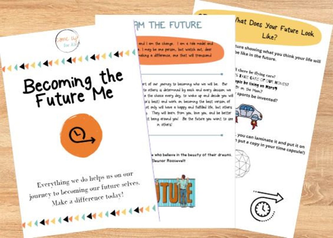 1st-6th Grade Becoming the Future Me Lesson - Etsy