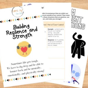 1st- 6th Grade Being Resilient and Strong Lesson - Etsy