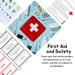 2nd and 3rd Grade First Aid and Safety Activity Workbook---homeschool ...