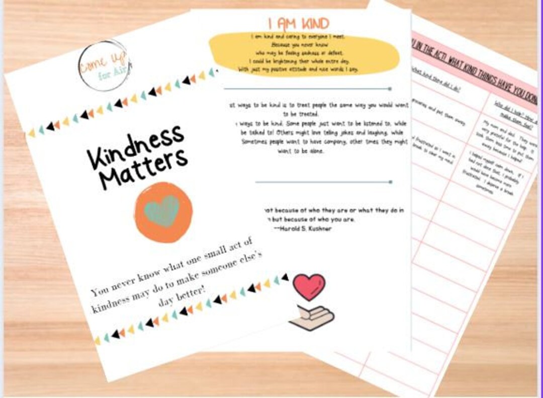 1st-6th Grade Kindness Matters Lesson - Etsy