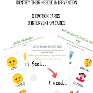 Emotion Regulation Tool---calm Down Printable Strategy for Toddlers ...
