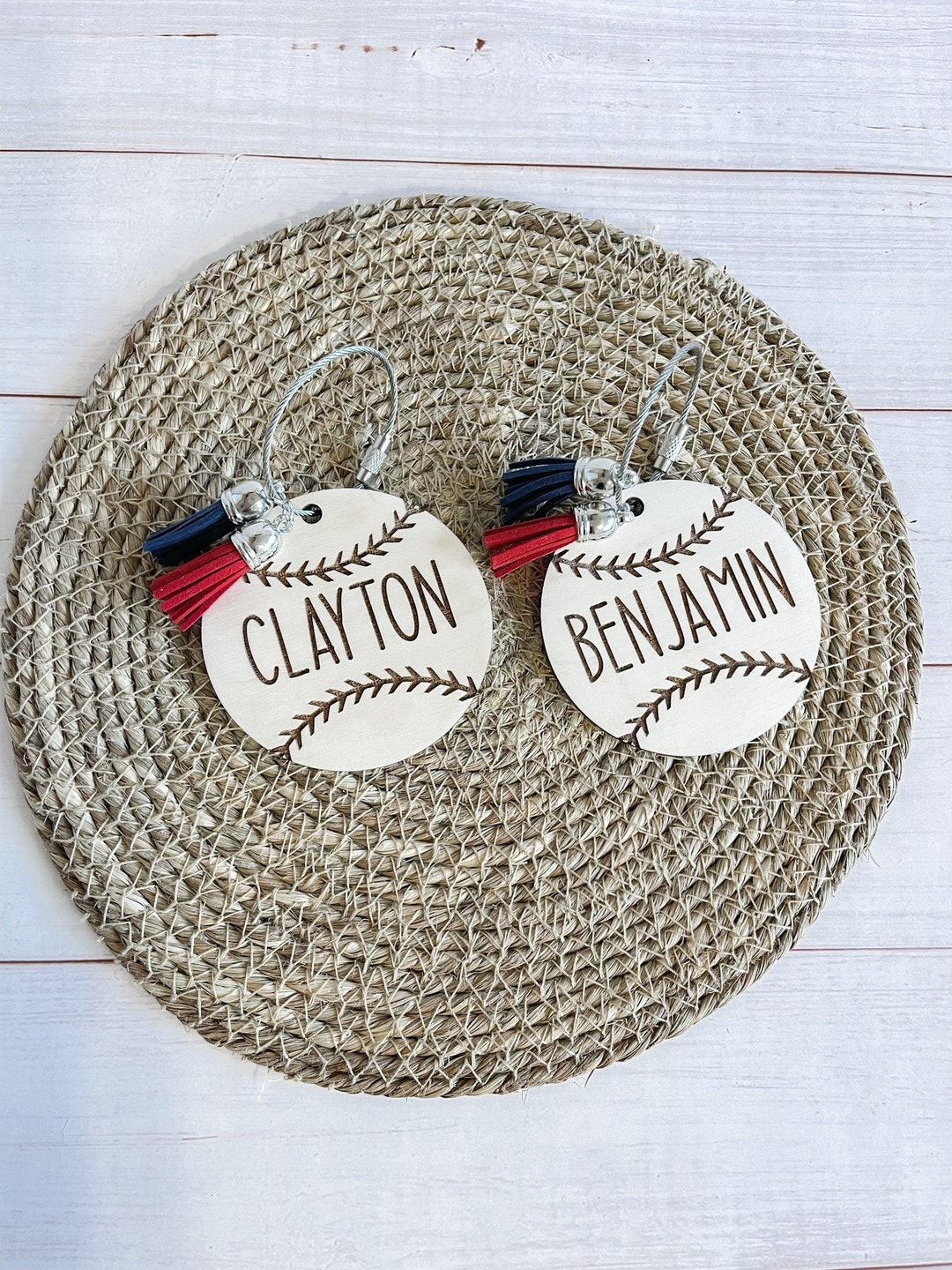 Baseball Bag Tag, Baseball Bag, Gift for Baseball Lover, Bag Tag, Wood ...