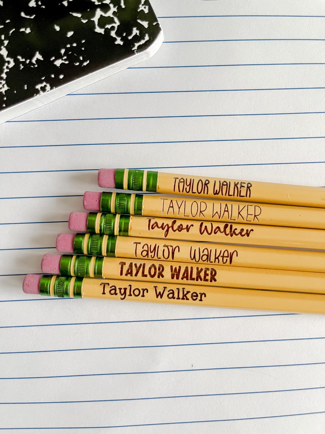 Engraved Pencils, Back to School Supplies, Custom Engraved Pencils ...