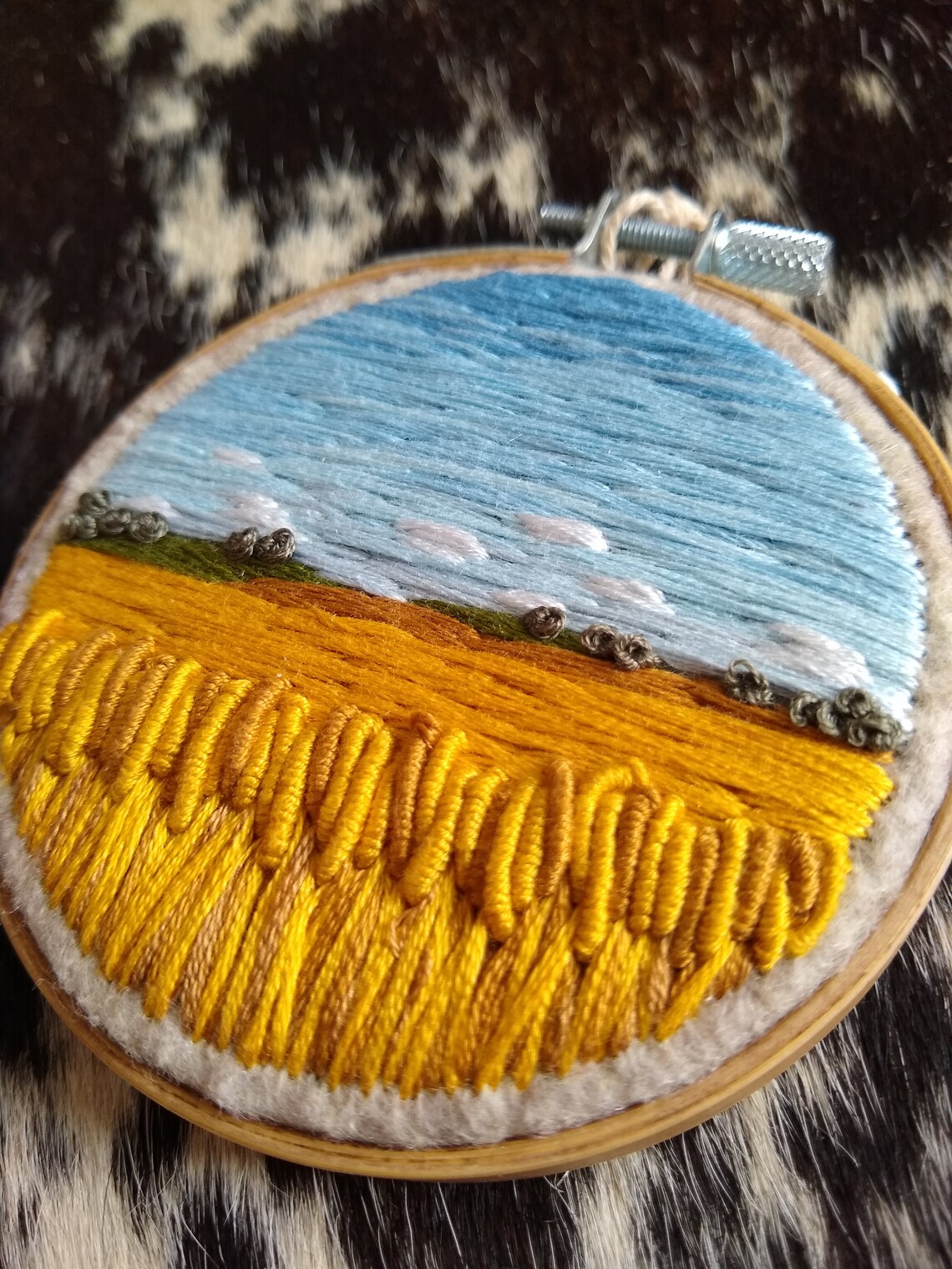 Wheat Field Embroidery - Etsy