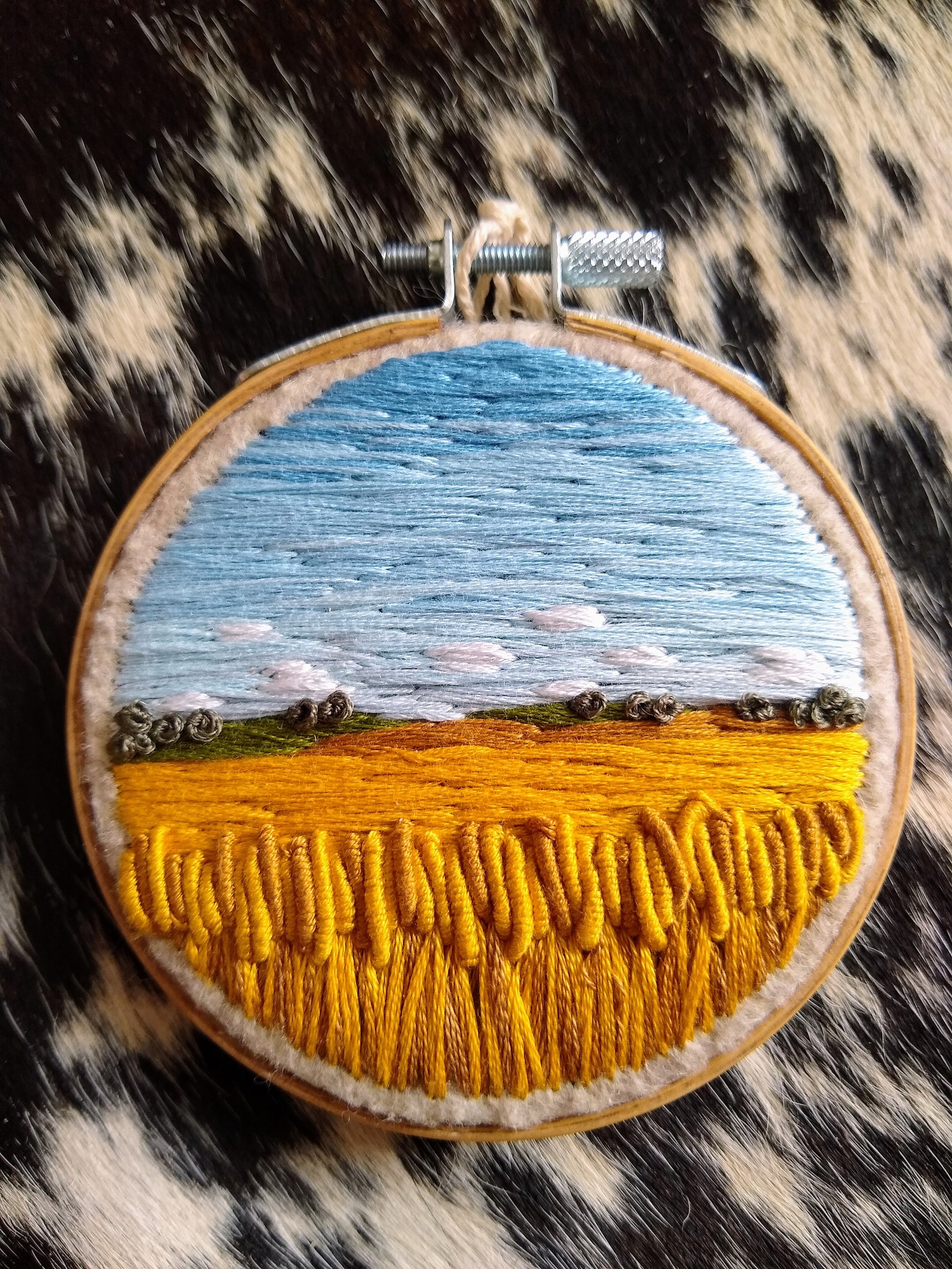 Wheat Field Embroidery - Etsy