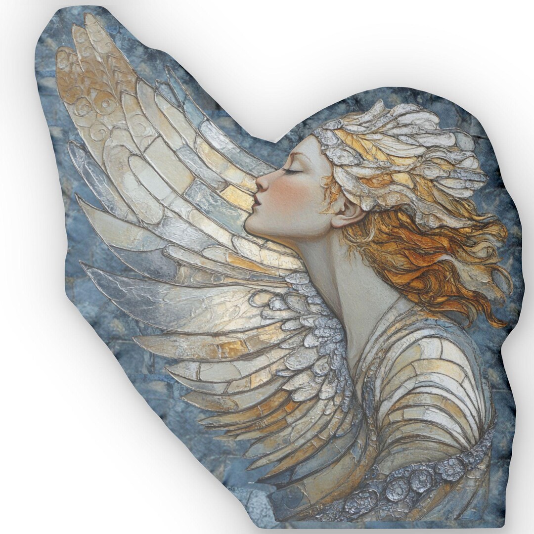 Silver Elohim Angel Healing Pillow of Divine Grace, Joy, and Abundance ...