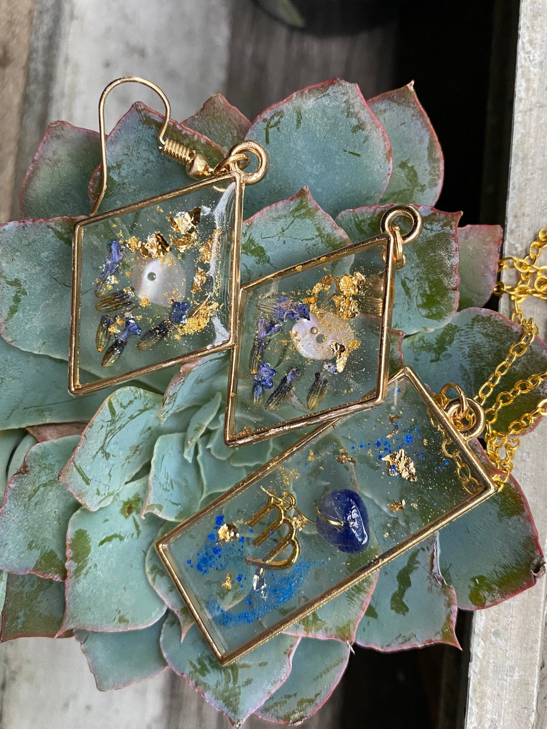 ASTROLOGY Birth-month Jewelry Sets W/ Natural Gemstones - Etsy