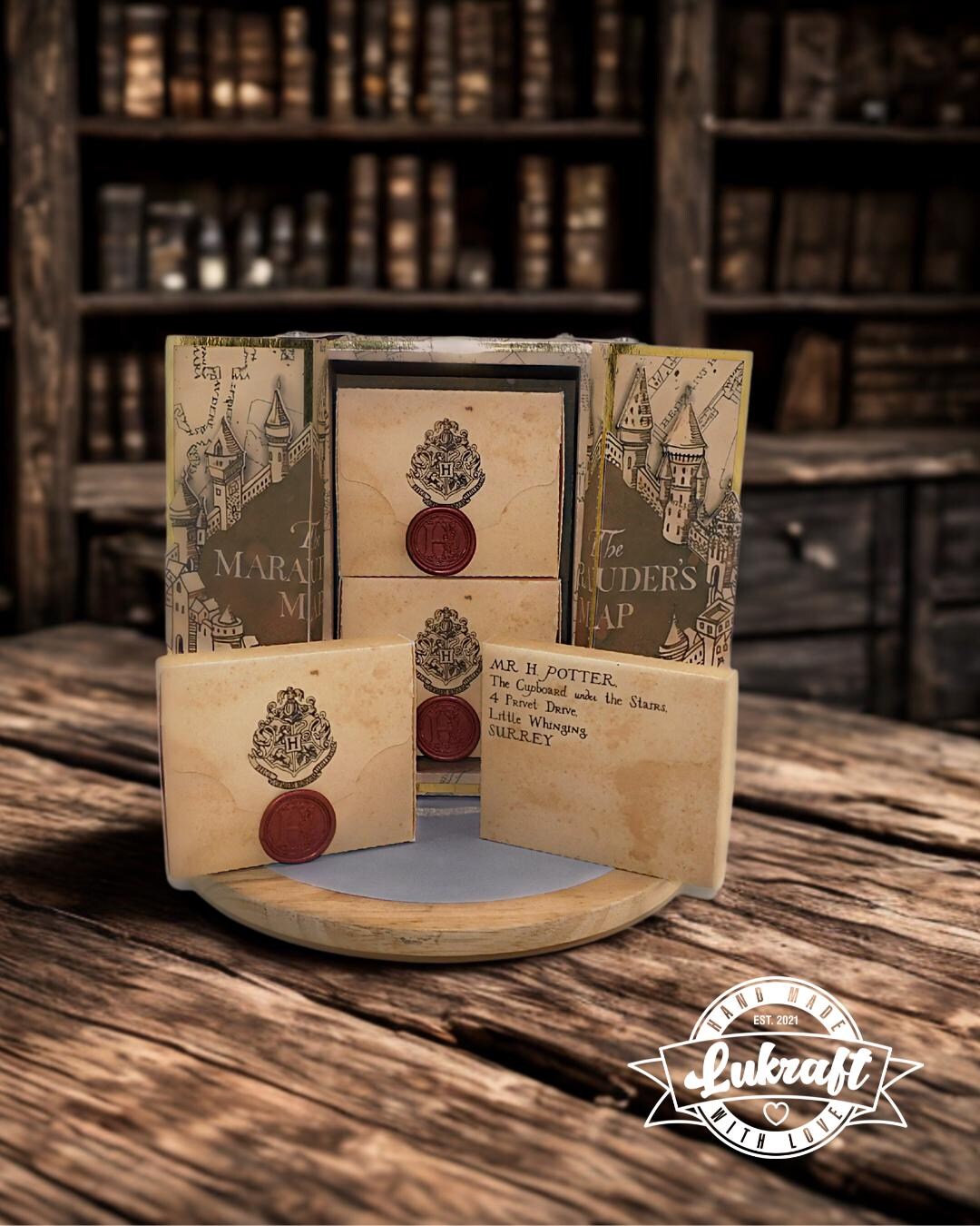 Magical Map Favor Box | Wizard-themed Party Gift | Magical Activity Set ...