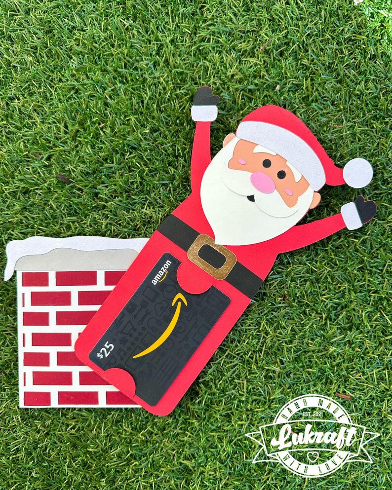 Santa Gift Card Holder the Perfect Holiday Surprise - Etsy