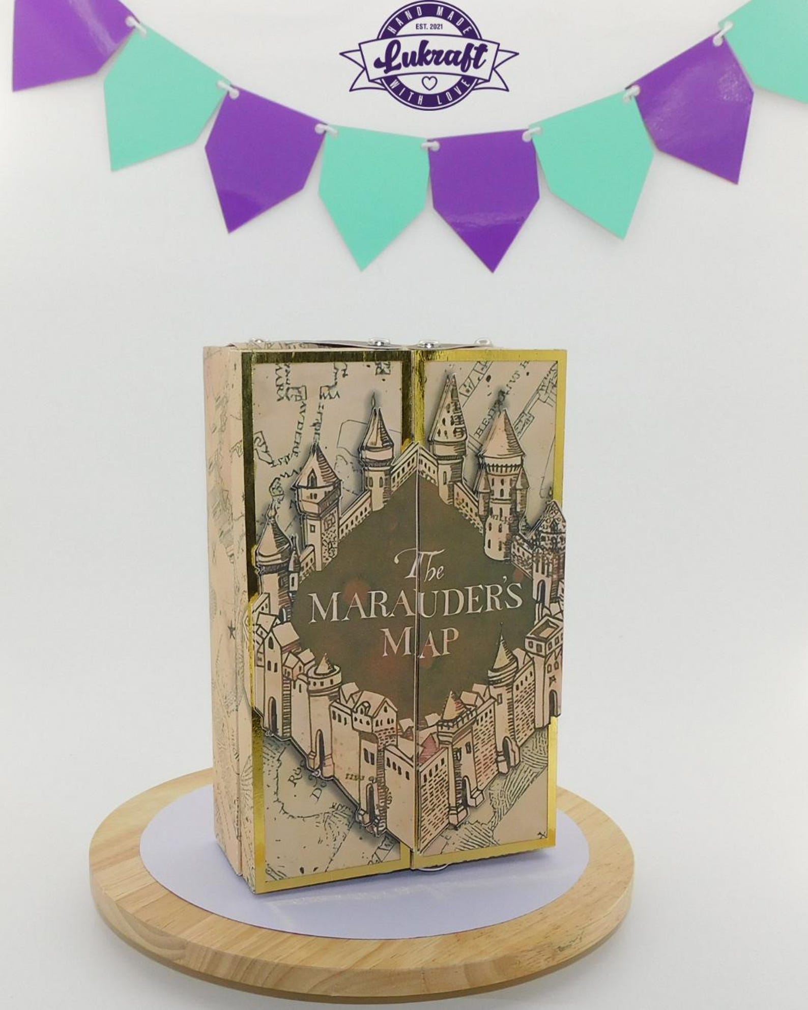 Magical Map Favor Box | Wizard-themed Party Gift | Magical Activity Set ...