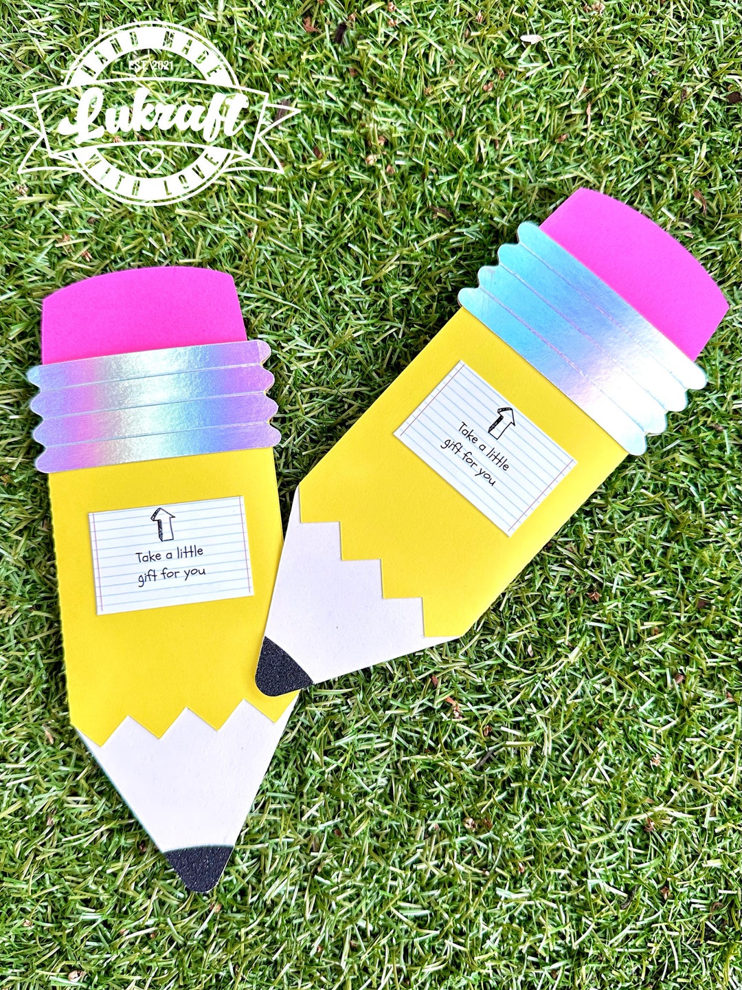 Pencil Gift Card Holder - A Creative and Practical Gift Presentation - Etsy