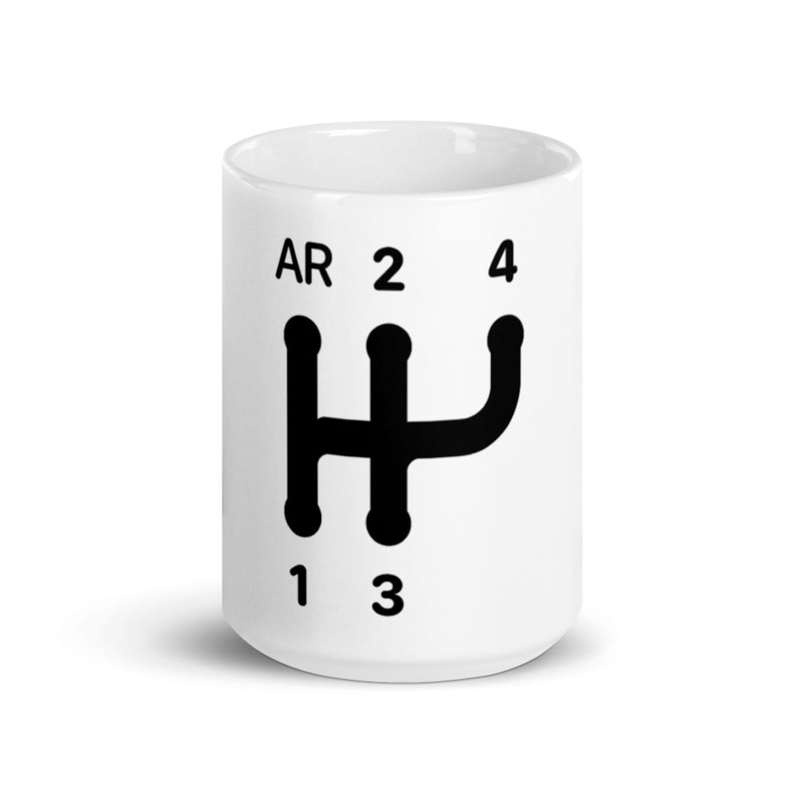 Citroen 2CV Shift Pattern White Glossy Mug - Etsy