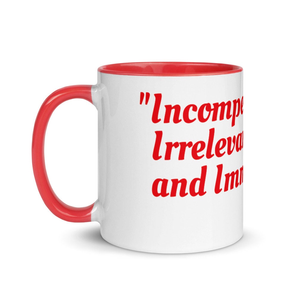 Perry Mason Famous Quote Mug With Color Inside - Etsy