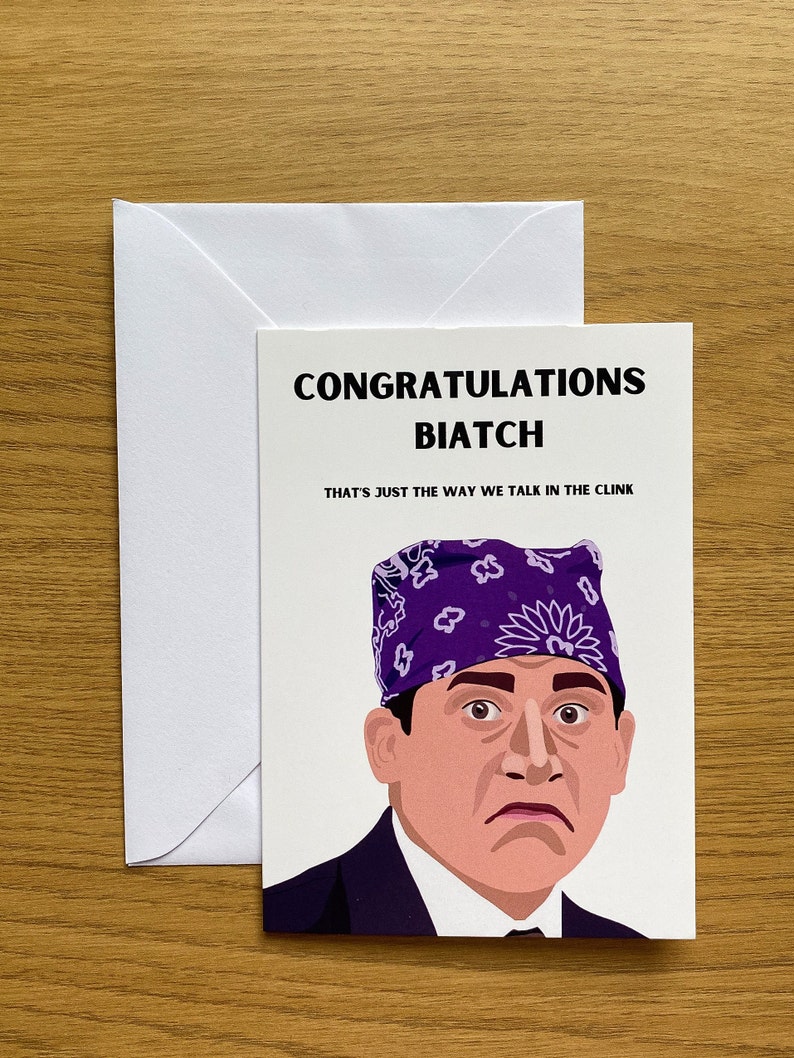 The Office Card | Michael Scott Card | Funny Congratulations Card ...