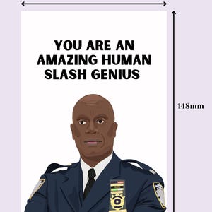 Brooklyn 99 Card | Funny Card | Captain Holt - Etsy