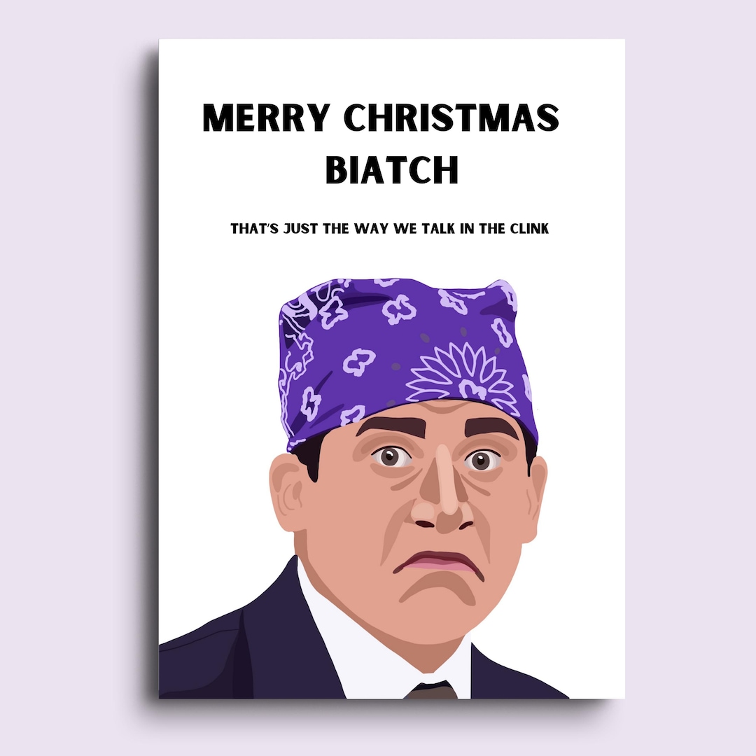 The Office Christmas Card | Michael Scott Card | Funny Christmas Card ...
