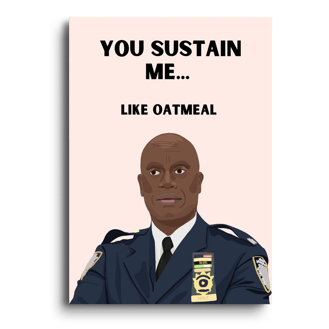 Brooklyn 99 Card | Funny Valentine's Anniversary Card | Captain Raymond ...