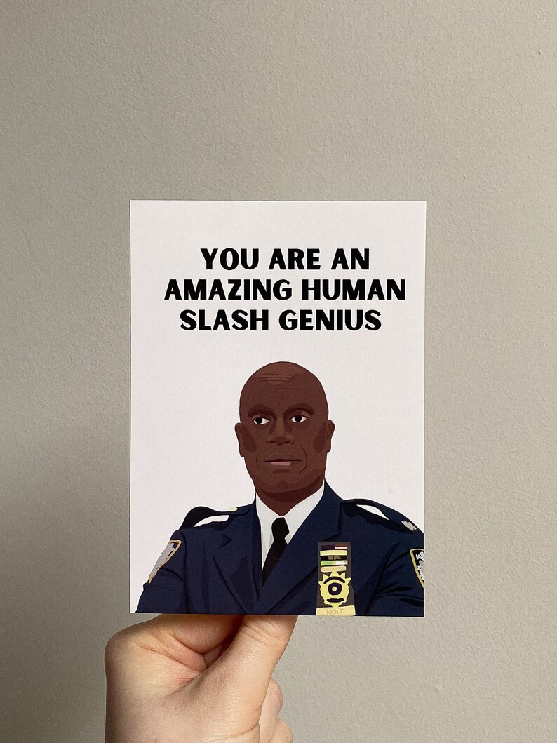 Brooklyn 99 Card | Funny Card | Captain Holt - Etsy