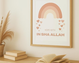 Start With Bismillah, Islamic Wall Art for Children - Digital Download ...