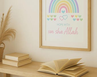 Start With Bismillah, Islamic Wall Art for Children - Digital Download ...
