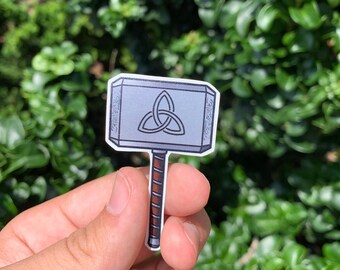 Thor Hammer Sticker | Etsy
