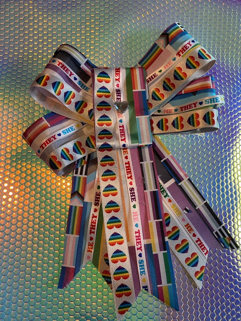 Big Gay Ribbons PRIDE LGBTQ Ribbons of Support also in Trans - Etsy