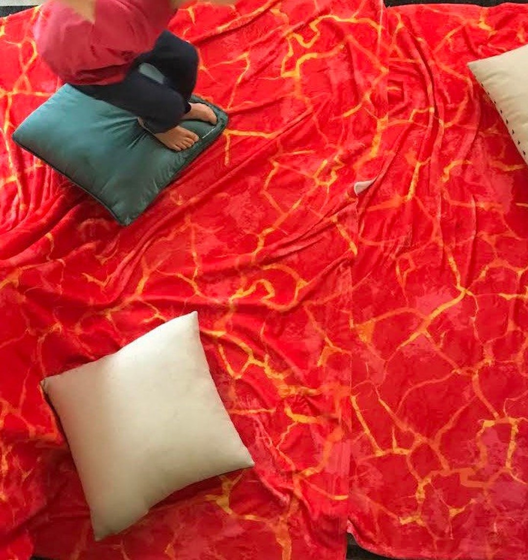 Floor is Lava Velveteen Plush Blanket - Etsy