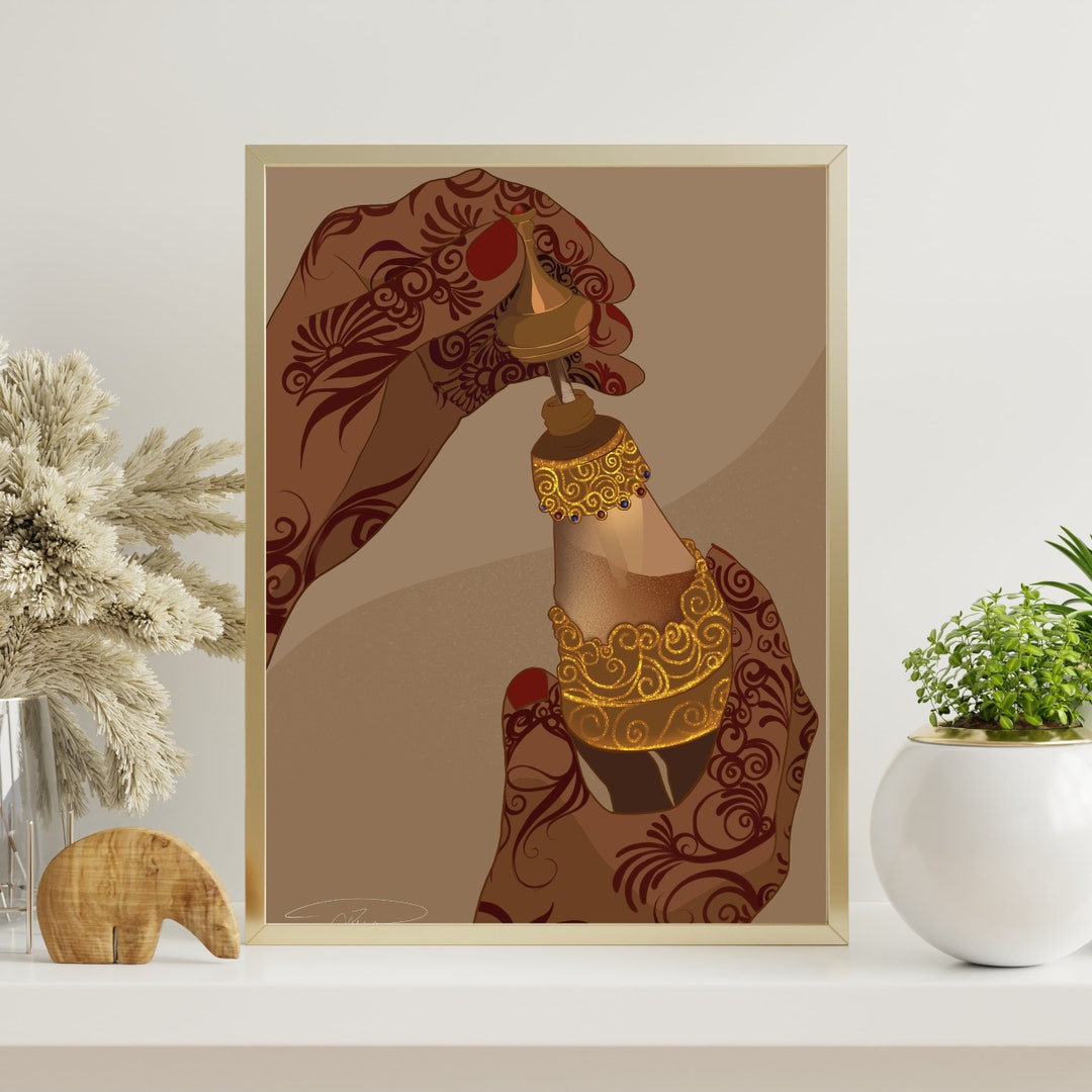 Henna Illustration| Sudanese| Arabic| Somali| Wedding | DIGITAL ...