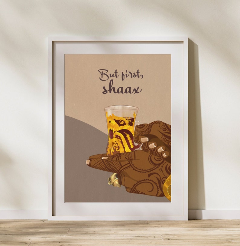 Somali Language Poster| Wall Art | Tea Quotes | Henna Art| Wall Print ...