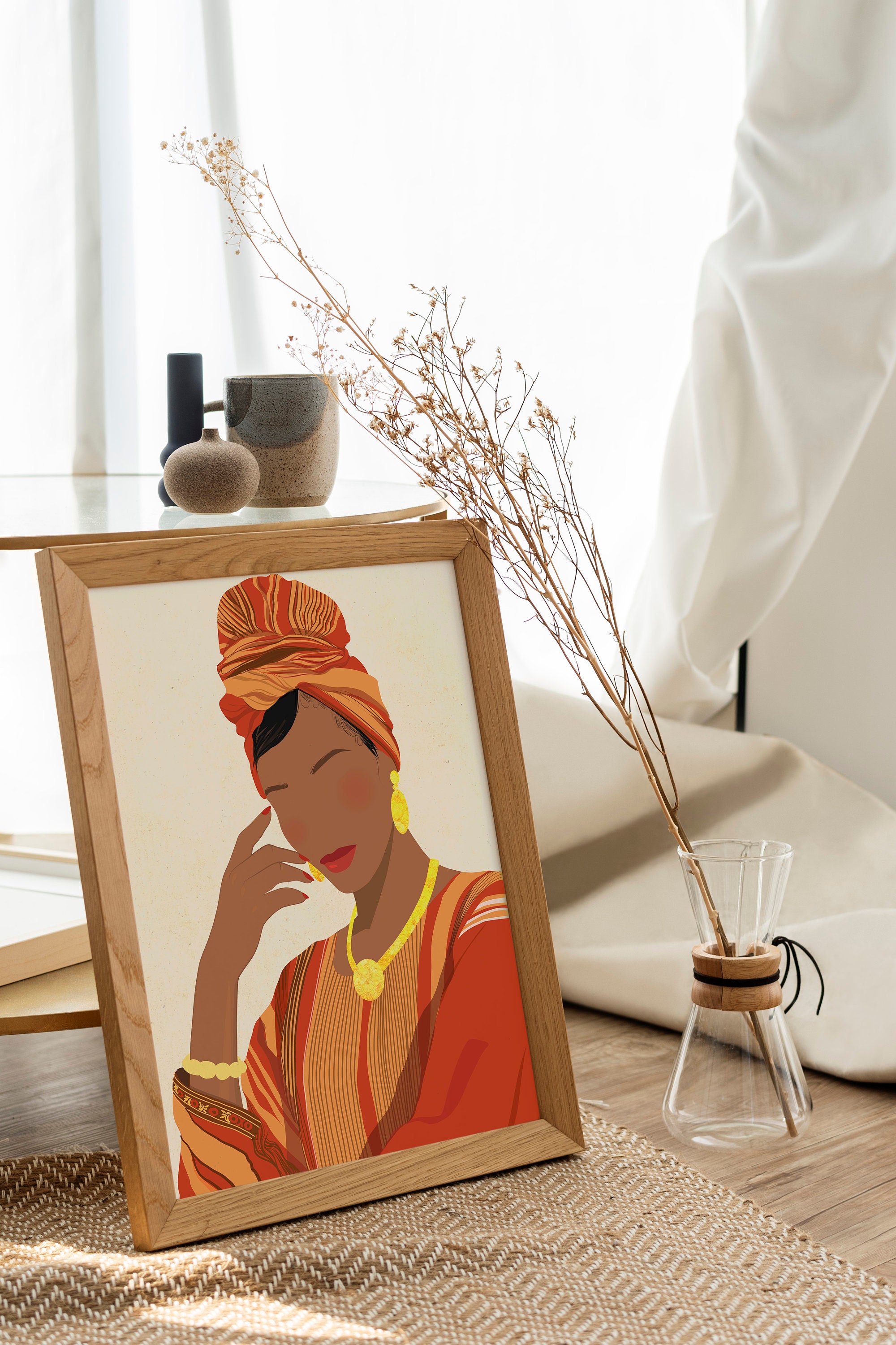 Hido Iyo Dhaqan | Somali | Black Women Art | African Art Print ...