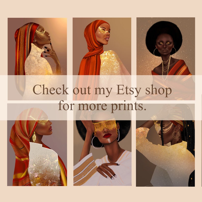African Fashion Illustration | Somali Hido Iyo Dhaqan | DIGITAL ...