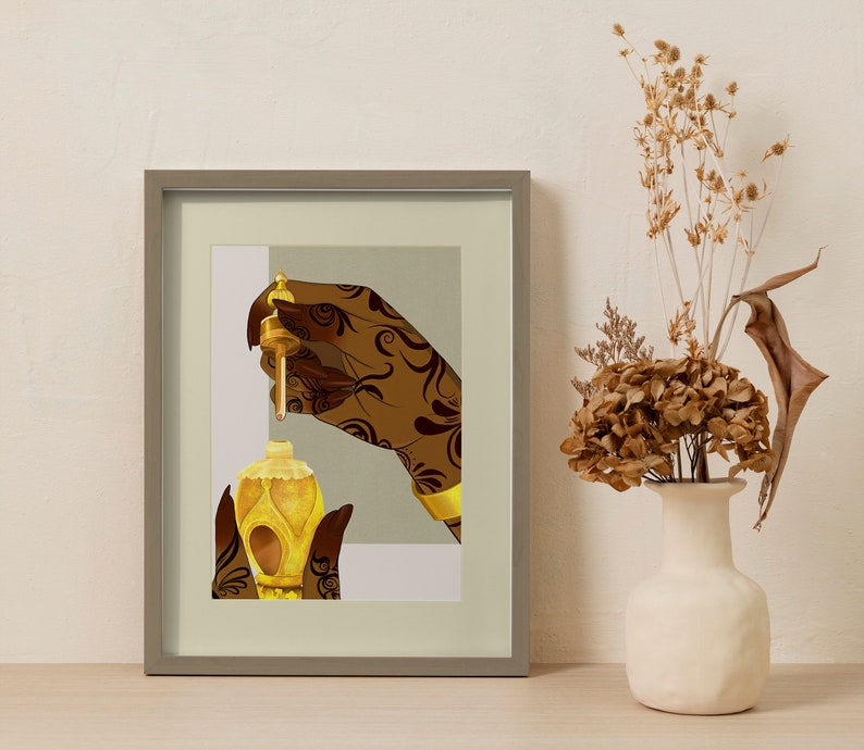 Henna Illustration | Oud | Wall Art | Sudanese | Somali | Arabic ...
