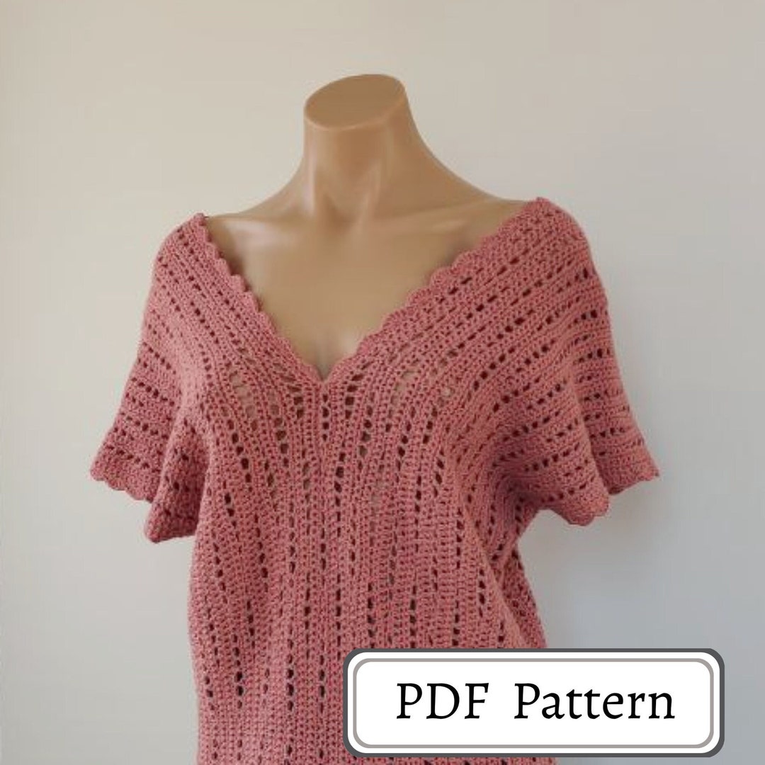 PDF Crochet Pattern / California T-shirt - Etsy