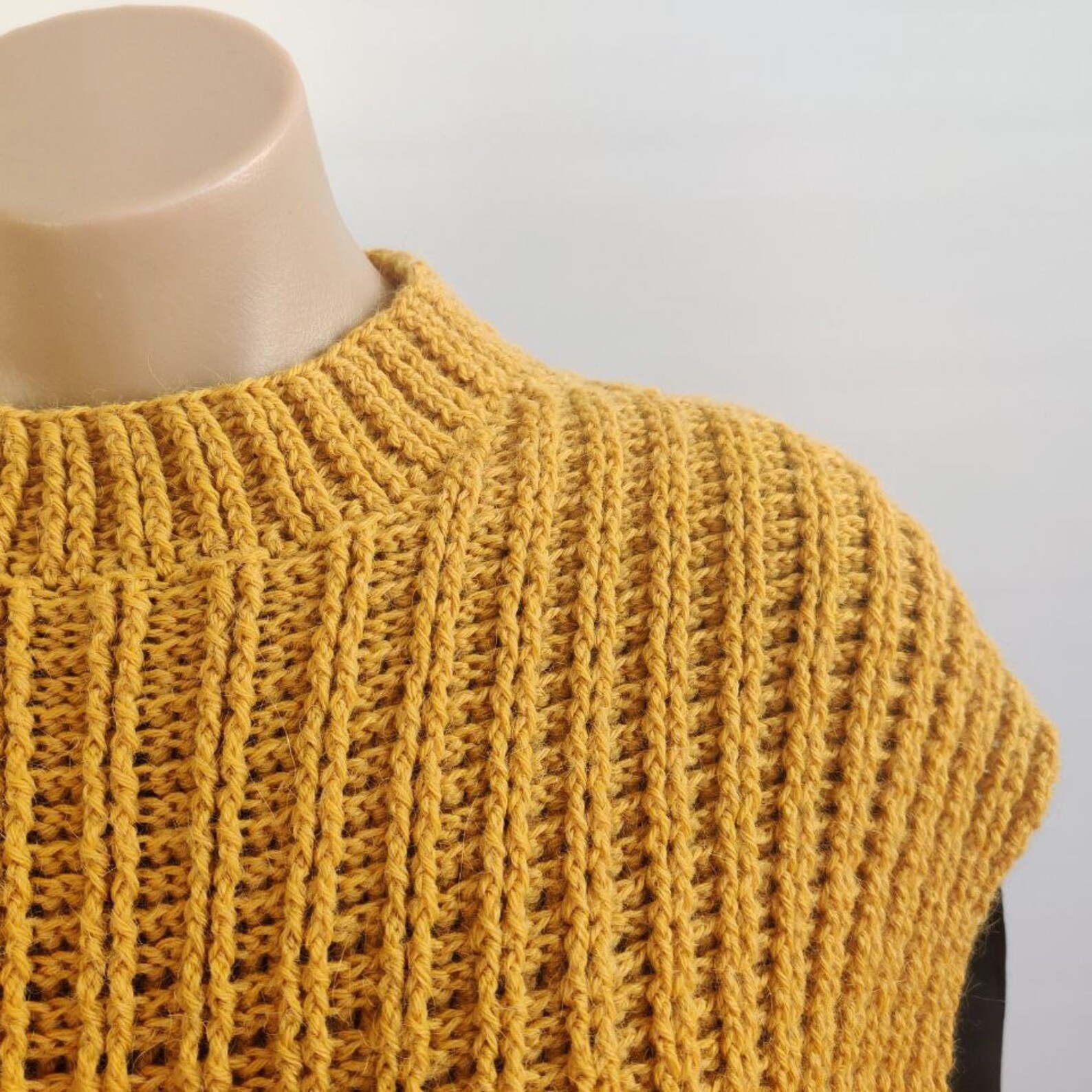 PDF Crochet Pattern / Crochet Vest With Custom Drop Shoulders - Etsy