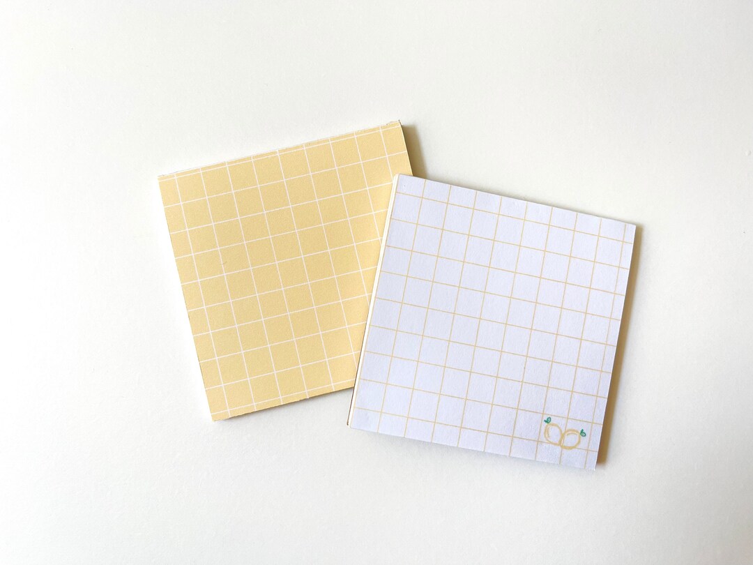 Cute Handmade Memo Pad Lemon Design , Stationery Notepad, Cute Memo Non ...